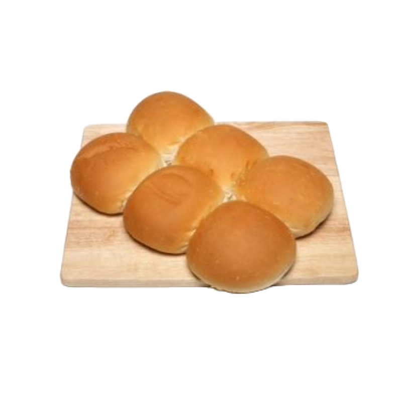 655 CASE Barney White Baps 6x6 pack - Mason Foodservice