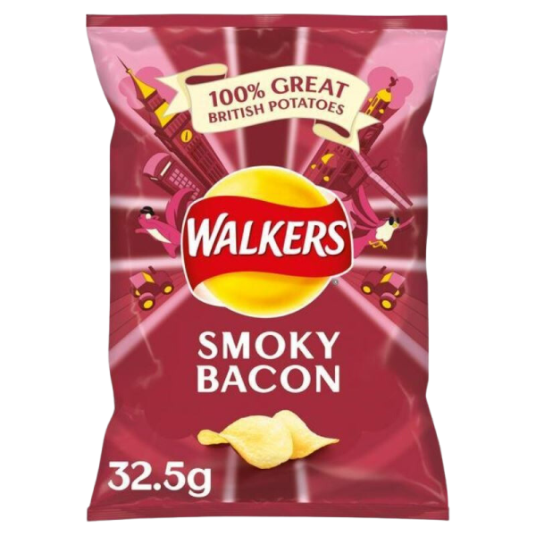 Walkers Smoky Bacon Crisps - Mason Foodservice