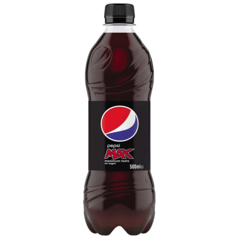 Pepsi Max Bottles 24x500ml - Mason Foodservice