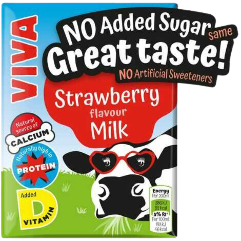 Strawberry Milkshake Carton With Straw - Mason Foodservice