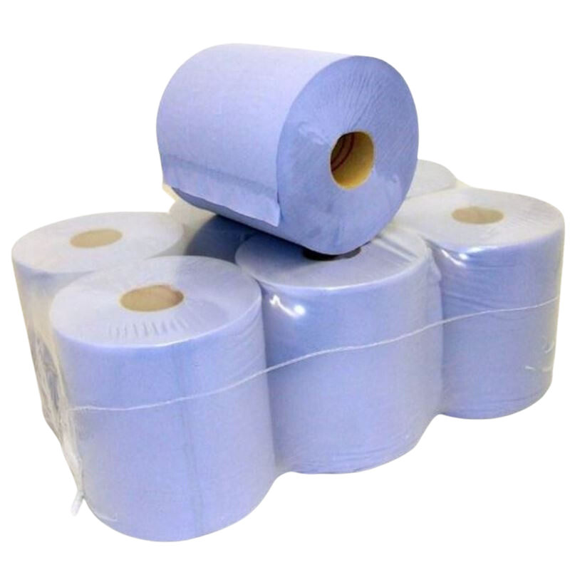 Centrefeed Blue Roll 2ply 90 Metres 6pk - Mason Foodservice